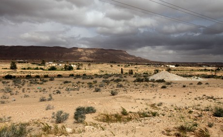 View Area Leading Southern Tunisian Libyan Editorial Stock Photo ...