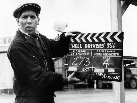 Hell Drivers Film Behind Scenes Clapper Editorial Stock Photo - Stock ...