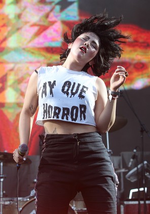 Lovefoxxx Brazilian Band Css Performs Ultra Editorial Stock Photo ...