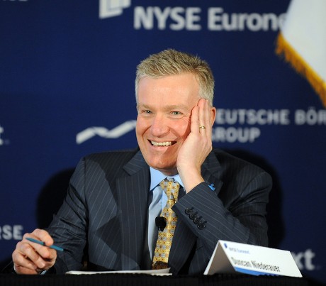 Nyse Chief Executive Duncan Niederauer Speaks Editorial Stock Photo ...