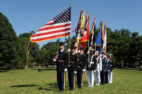 Us Military Color Guard Attends Ceremony Editorial Stock Photo - Stock ...