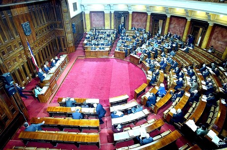 Belgrade Yugoslavia Yugoslav Deputies Attend Session Editorial Stock ...