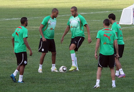 Algerian National Soccer Team Players Habib Editorial Stock Photo ...