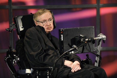 British Theoretical Physicist Professor Stephen Hawking Editorial Stock ...
