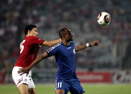 Egypts Player Gedo L Fights Ball Editorial Stock Photo - Stock Image ...
