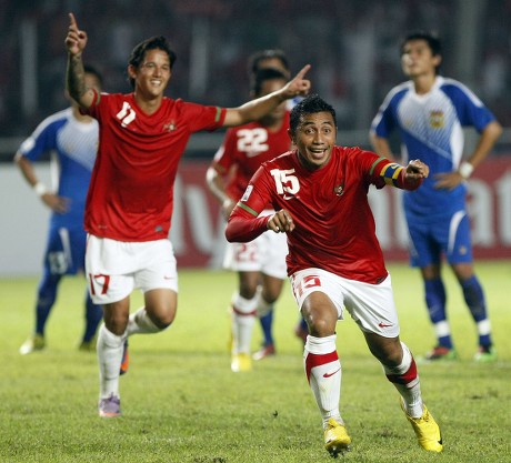 Indonesias Firman Utina Redr Jubilates After Editorial Stock Photo ...