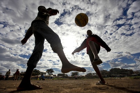 Boys Juggle Ball During Their Soccer Editorial Stock Photo - Stock ...