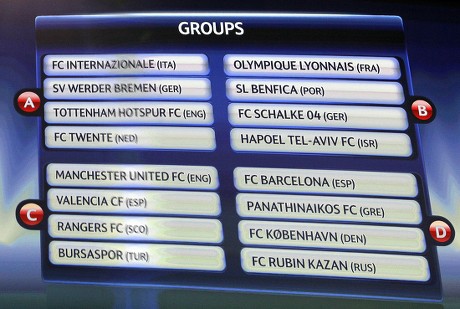 Monaco Soccer Uefa Champions League Draw - Aug 2010 Stock Pictures ...