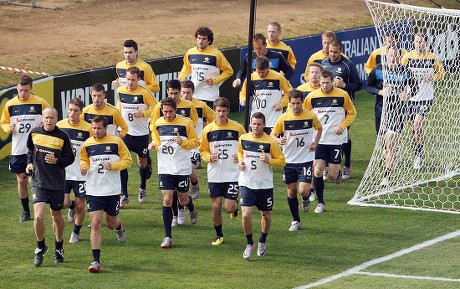 Members Australian National Soccer Team Jog Editorial Stock Photo ...