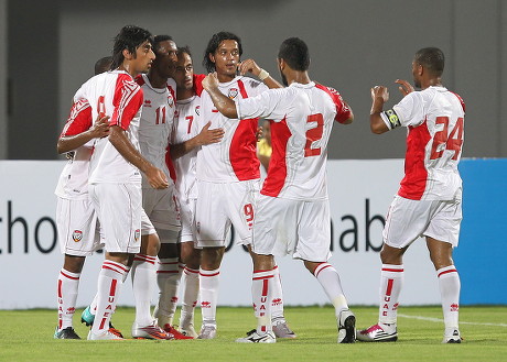 Uae Players Celebrate After Scoring Goal Editorial Stock Photo - Stock ...