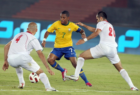 Brazilian Player Robinho C Fights Ball Editorial Stock Photo - Stock ...