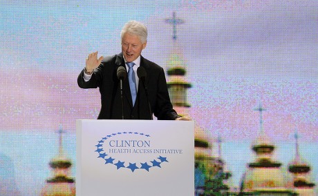 Former Us President Bill Clinton Speaks Editorial Stock Photo - Stock ...