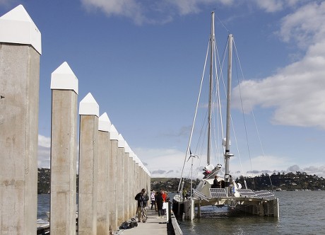 Plastiki Ecofriendly 60foot Catamaran Made Mostly Editorial Stock Photo ...