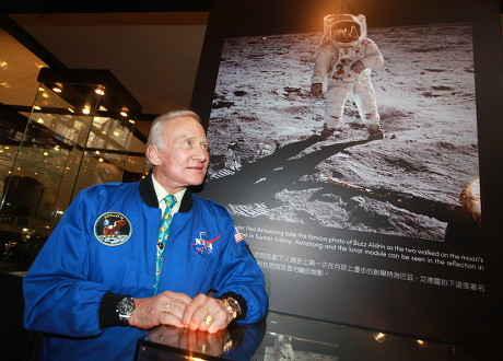 Former Nasa Astronaut Buzz Aldrin Poses Editorial Stock Photo - Stock ...