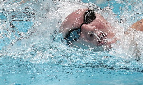 Englands Swimmer Peter Roebuck Competes Mens Editorial Stock Photo ...