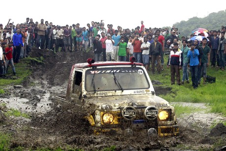 Jeep Passes Through Mud During Mud Editorial Stock Photo - Stock Image ...