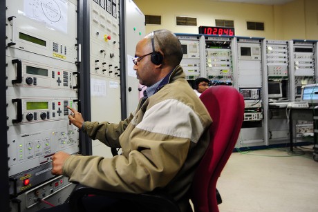 Indian Scientist Monitors Pslvc17 Satellite Satellite Editorial Stock ...
