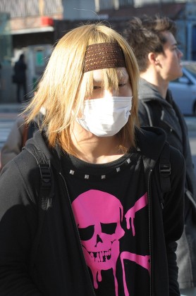 Japanese Young Person Wears Flu Mask Editorial Stock Photo - Stock ...