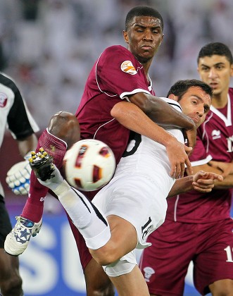 Qatars Bilal Mohamed L Vies Ball Editorial Stock Photo - Stock Image ...
