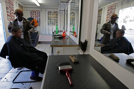 Moses Hair Dresser Democratic Republic Congo Editorial Stock Photo ...