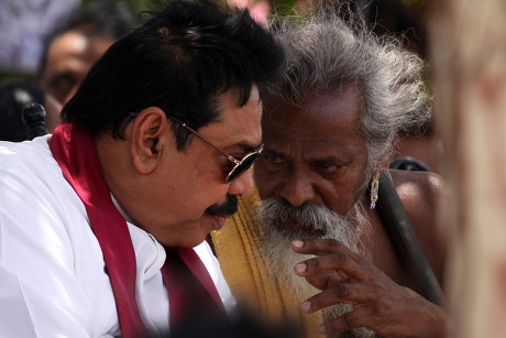 Sri Lankas President Mahinda Rajapaksa L Editorial Stock Photo - Stock ...