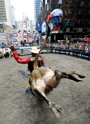 Bull Rider Ryan Mcconnel Tries Stay Editorial Stock Photo - Stock Image ...