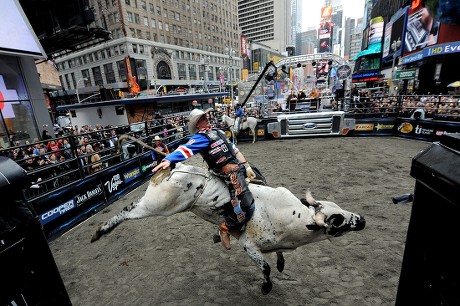 Bull Rider Ryan Mcconnel Tries Stay Editorial Stock Photo - Stock Image ...