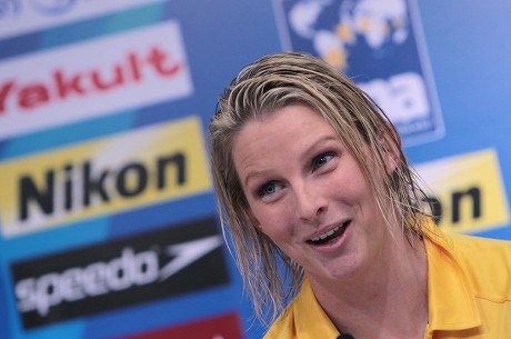 Australian Swimmer Leisel Jones Answers Aquestion Editorial Stock Photo ...