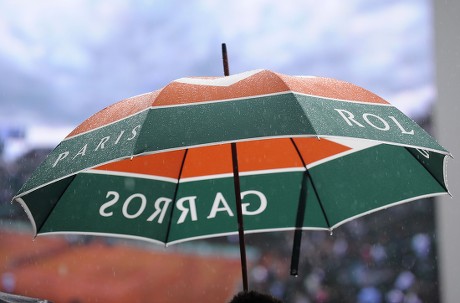 Tennis Fans Brave Elements Rain Delays Editorial Stock Photo - Stock ...