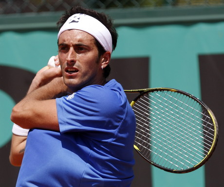 Potito Starace Italy Returns Robby Ginepri Editorial Stock Photo ...