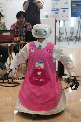 Humanoid Robots Called Pororo Performs During Editorial Stock Photo ...
