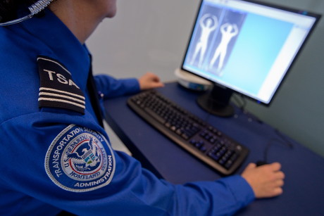 Transportation Security Administration Tsa Employee Looks Editorial ...
