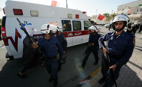 Police Enter Duraz Village North Bahraini Editorial Stock Photo - Stock ...