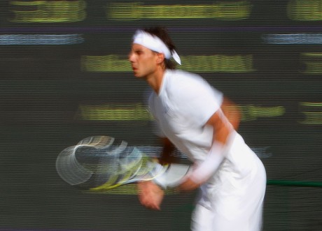 Long Exposure Shot Rafael Nadal Spain Editorial Stock Photo - Stock ...