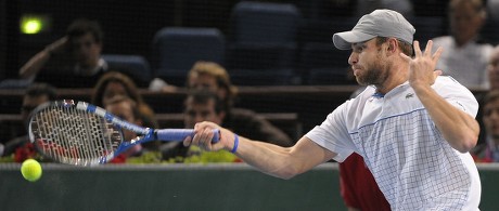 Andy Roddick Usa Returns Ball Robin Editorial Stock Photo - Stock Image ...