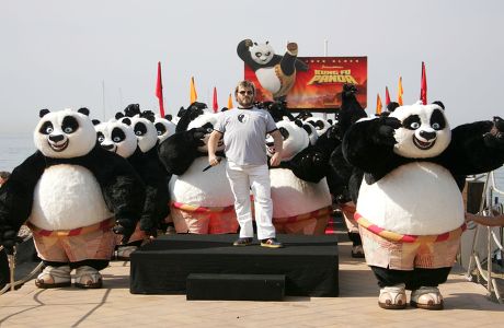Jack Black Kung Fu Pandas Editorial Stock Photo Stock Image