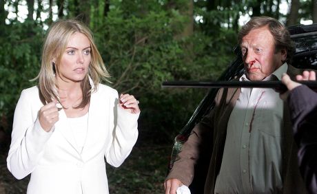 Emmerdale Tv Patsy Kensit Kenneth Farrington Editorial Stock Photo ...