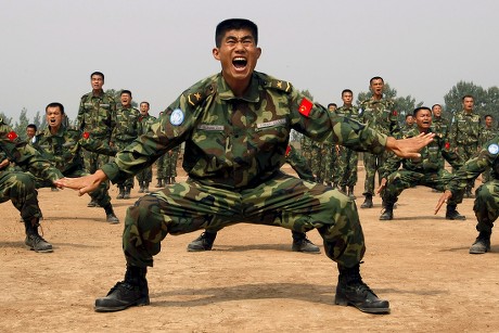 Peoples Liberation Army Pla Soldiers Deployed Editorial Stock Photo ...