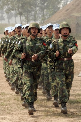 Peoples Liberation Army Pla Soldiers Deployed Editorial Stock Photo ...