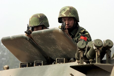 Tank Peoples Liberation Army Pla Soldiers Editorial Stock Photo - Stock ...