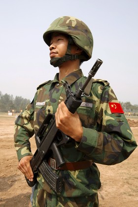 Peoples Liberation Army Pla Soldiers Deployed Editorial Stock Photo ...
