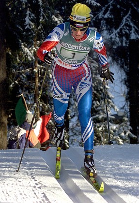 Lahti Finland Russias Larissa Lazutina Races Editorial Stock Photo ...