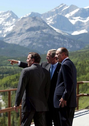 Kananaskis Alberta Canada Us President George Editorial Stock Photo ...