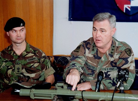 Banja Luka Bosnia Hercegovina Sfor Commander Editorial Stock Photo ...