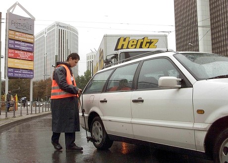 Frankfurt Germany Security Official Checks Underside Editorial Stock ...
