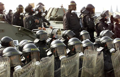 Prague Czech Republic Czech Riot Police Editorial Stock Photo - Stock ...