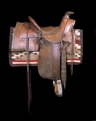 Cowboy Saddle Made By Herman Heiser Editorial Stock Photo - Stock Image ...