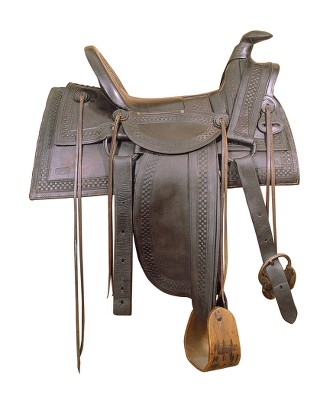 Cowboy Stock Saddle C 187585 Cheyenne Editorial Stock Photo - Stock ...