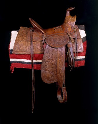 Cowboy Loop Seat Saddle Made By Editorial Stock Photo - Stock Image ...