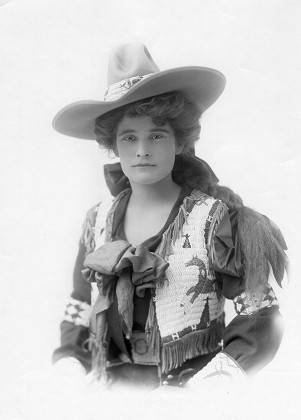 Wild West Cowgirl Lulu Bell Parrc1910 Editorial Stock Photo - Stock ...